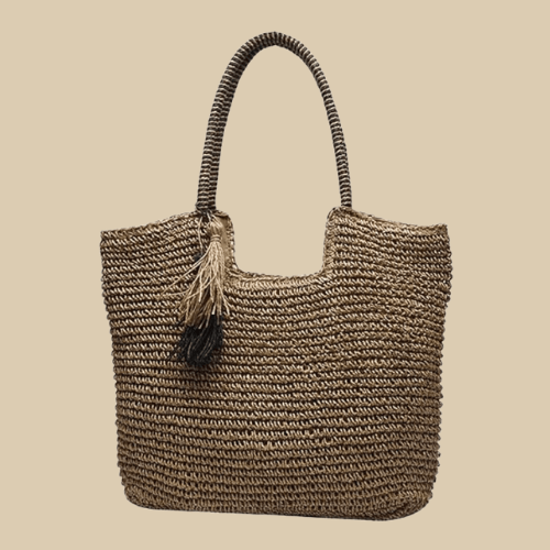 Straw Shopper Bags – Straw and Leather